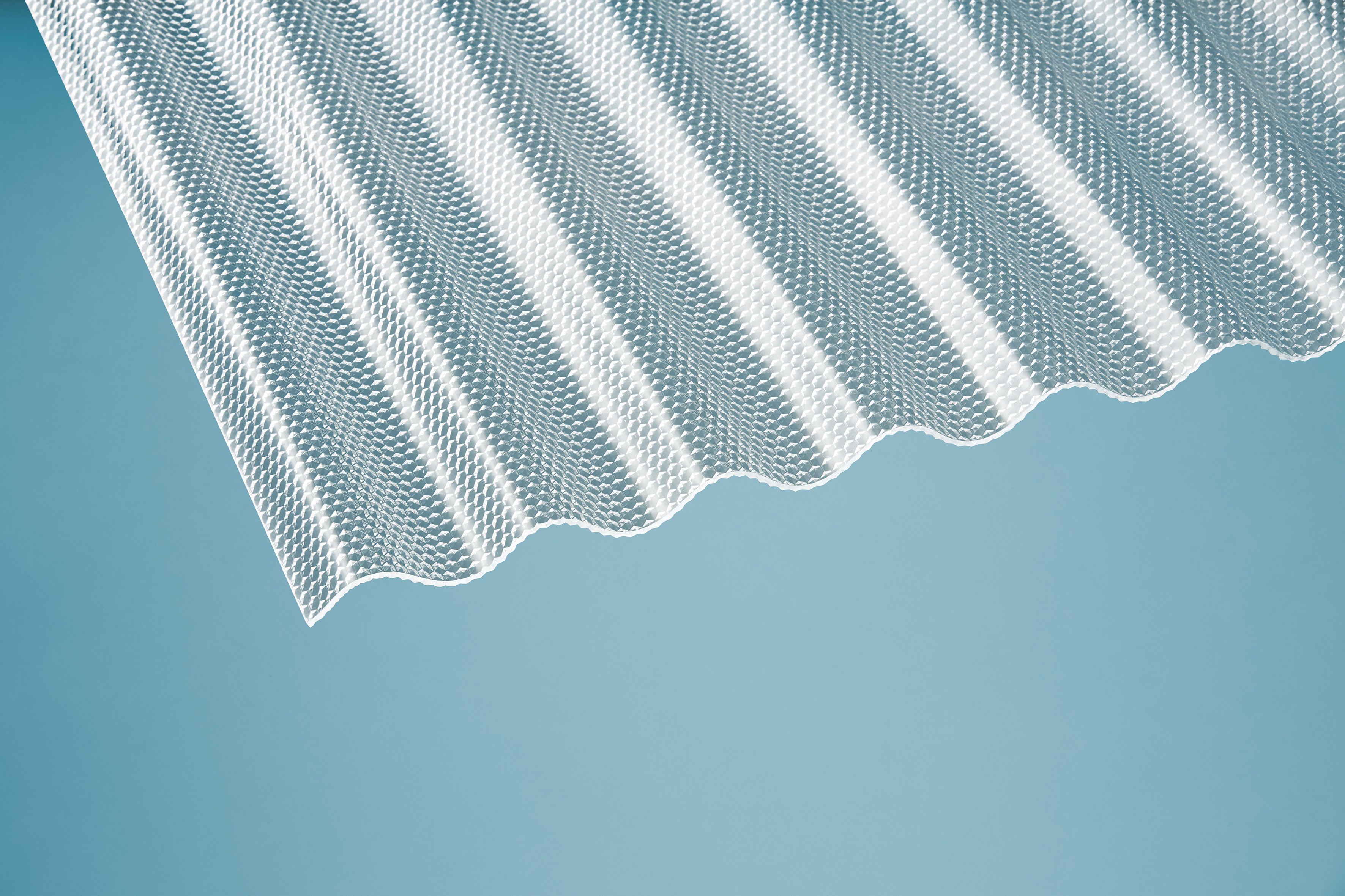 PVC Wellplatten Sinus 76/18 Prisma klar | 900 mm | 1200 mm | WVK-2515201